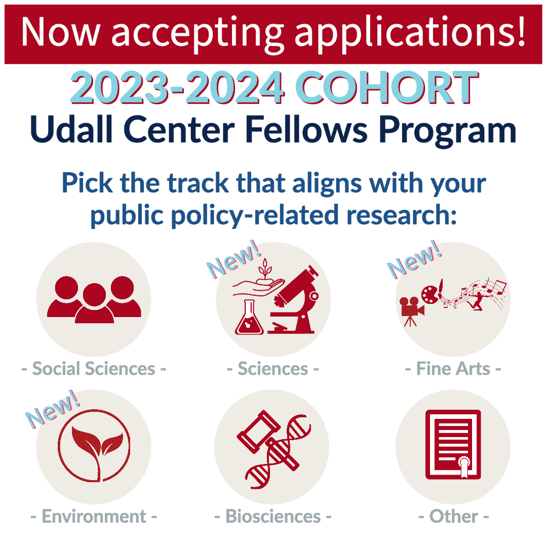 Applications Now Open for 2023-24 Udall Center Fellows Program | Udall ...
